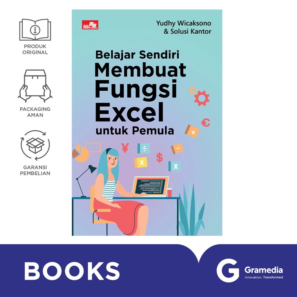 Jual Belajar Sendiri Membuat Fungsi Excel untuk Pemula (Yudhy Wicaksono & Solusi Kantor ...