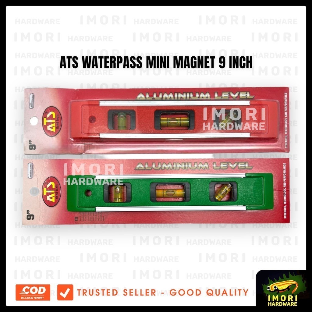 Jual ATS Waterpass Mini 9" inch Magnet Alat Tukang Ukur Waterpas ...