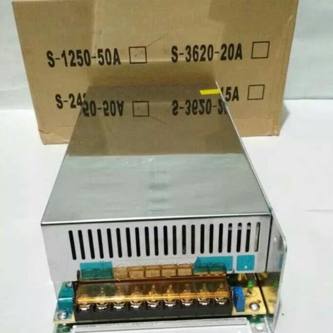 Jual Power Supply Cctv 12V 50A Power Suply Swiching 12 Volt 50 Amper ...