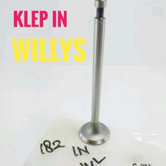 Jual Klep Intake Jeep Willys Klep Minyak Willys Made In USA | Shopee ...