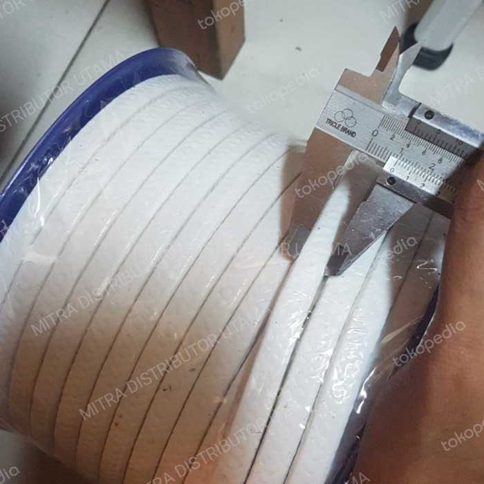 Jual Best Seller Gland Packing Teflon Pure PTFE Remes Paking Seal Pompa ...