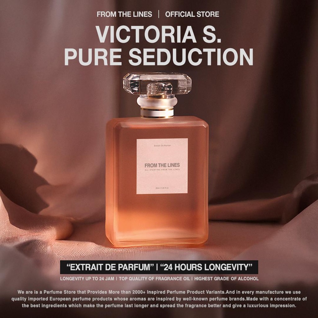 Jual FTL - (PVT01TF) VICTORIA SECRET PURE SEDUCTION BY FROM THE LINES ...