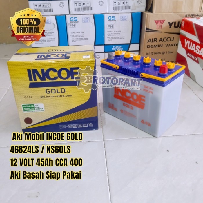Jual Aki Mobil Wuling Confero Cortez Accu Incoe Gold Ns60Ls 12V 45Ah ...