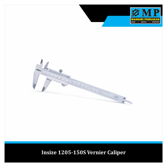 Jual Insize 1205-150S Vernier Caliper 6 Inch 150/0.05 Mm | Shopee Indonesia
