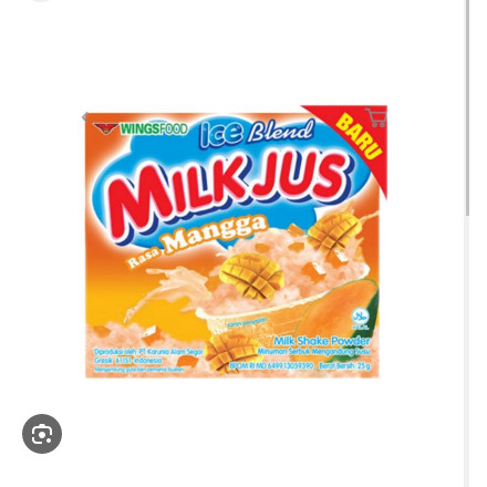 Jual Milkjus Mangga 1 Renceng Isi 10 Original 100% | Shopee Indonesia