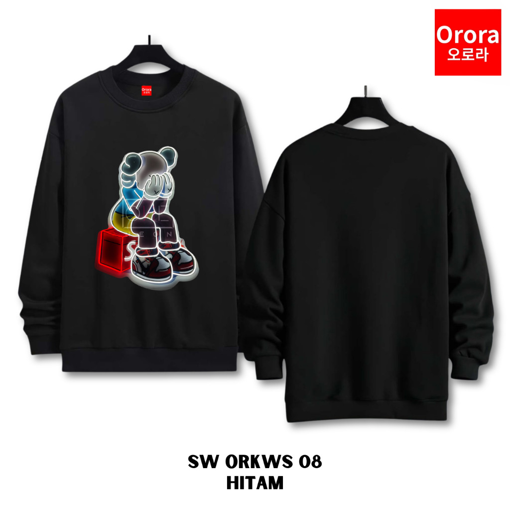 Jual Orora Sweater Pria Kaws - SW ORKWS 08 | Shopee Indonesia