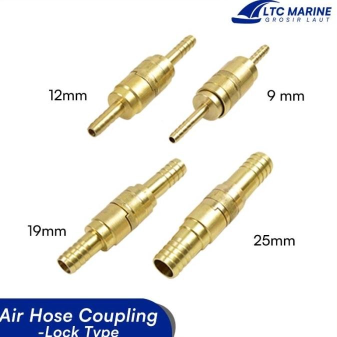 Jual [ITC] IMPA 351014 BRASS AIR HOSE COUPLING LOCK TYPE 1" KOPLING ...