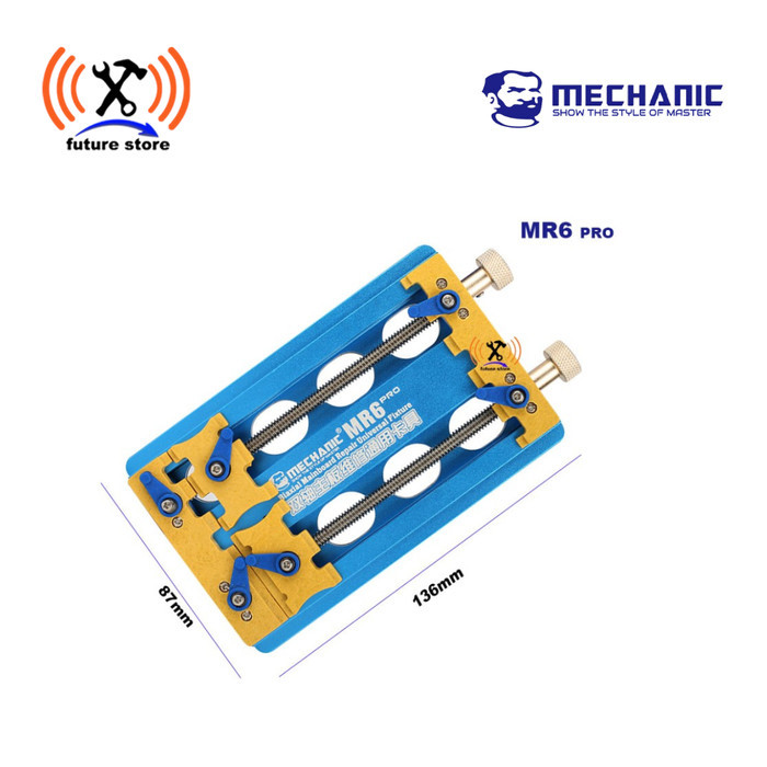 Jual Pcb Holder Mechanic Mr6 Pro Universal Double Shaft Original ...