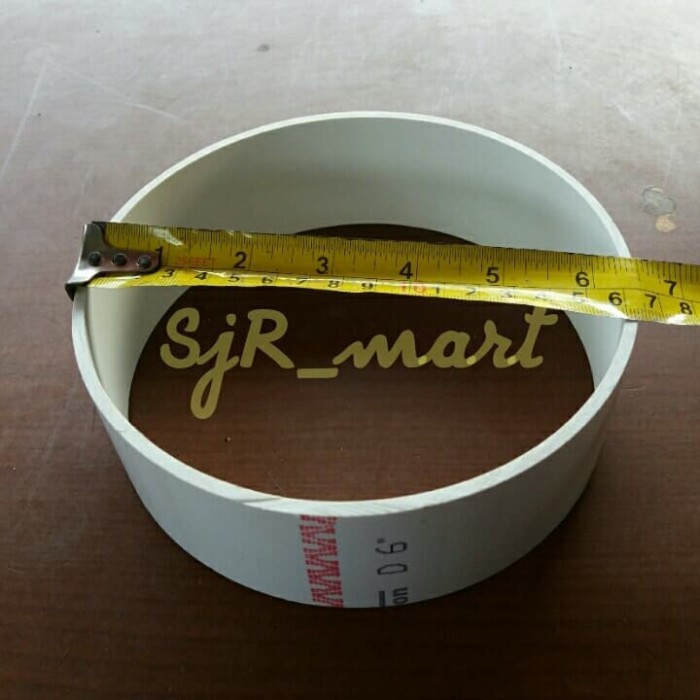 Jual Pipa Air Pvc 6" inch D Per 50 Cm / Pipa 6 Inch / Pipa Paralon Pvc ...