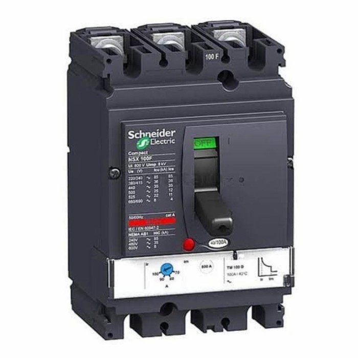 Jual Mantab Breaker Mccb Nsx250F 250A 3Pole Schneider | Shopee Indonesia