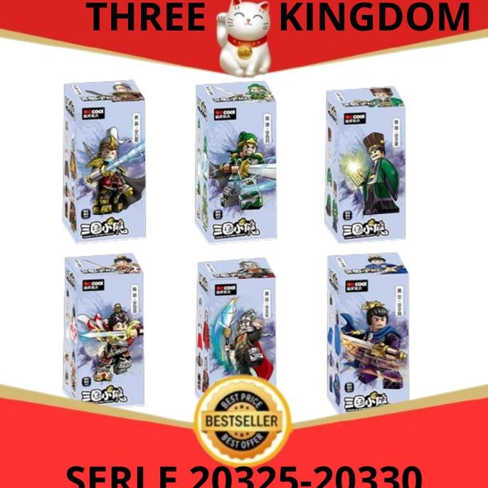 Jual DE COOL BRICK DECOOL BRICKS THREE KINGDOM SAMKOK 3 RAJA HUANG GAI JIANG WEI LU SU LU XUN ...