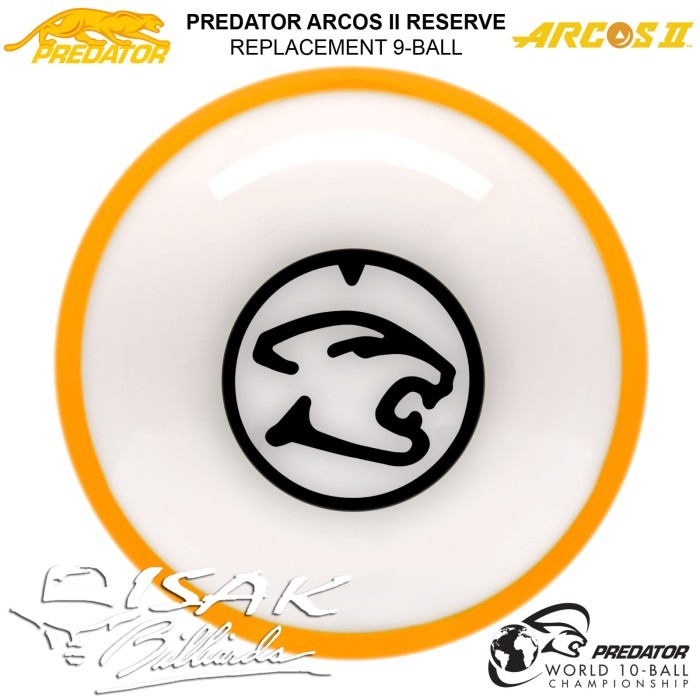 Jual Predator Arcos II 9-Ball Replacement Bola Eceran Billiard Pool ...