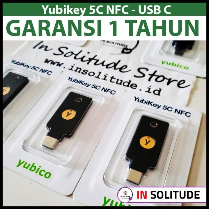 Jual Termasuk PPN,- Yubikey 5C NFC USB-C Yubico Two Factor Authentication | Shopee Indonesia
