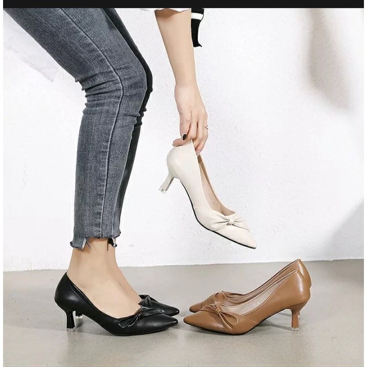 Jual Heels Wanita High Hils Weding Perempuan Terbaru2025 Heals Cewek ...