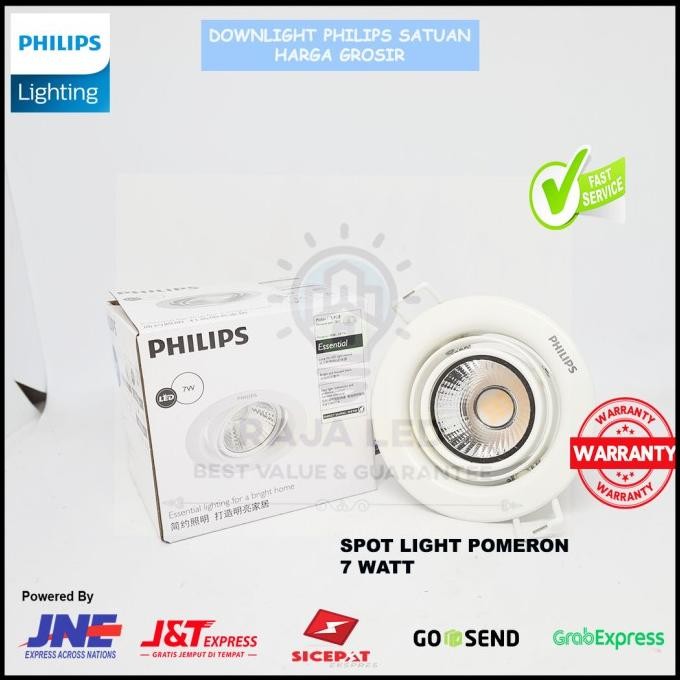 Jual Philips Recessed Spot Light Led 59776 Pomeron 7W 2700K / 4000K ...