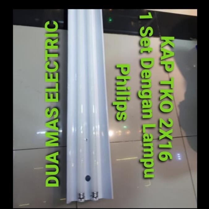 Jual Kap Lampu Tko Set 2X36/2X16Watt+Lampu Tl Led Neon Philips 16Watt ...
