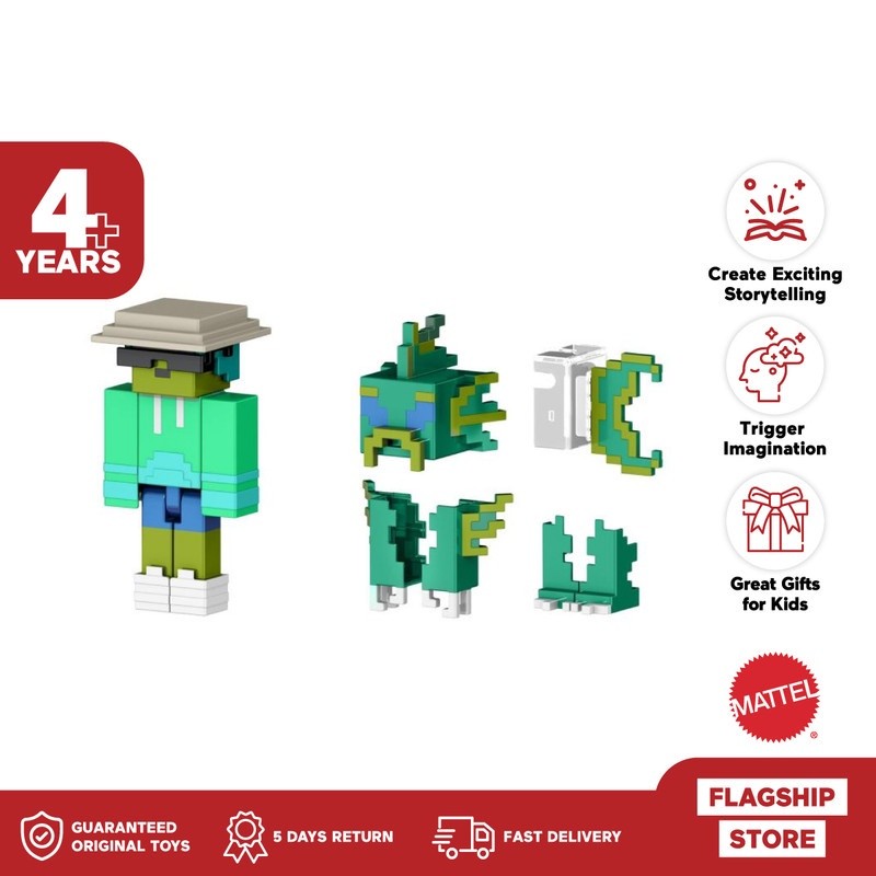 Jual Minecraft Creator Series Swamp Monster - Mainan Action Figure ...