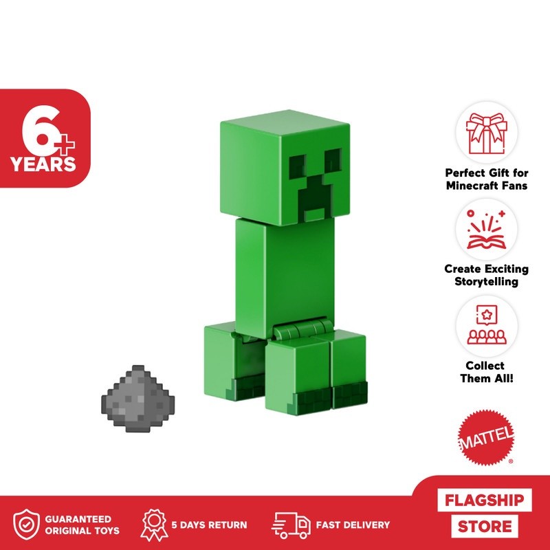 Jual Minecraft Build a Portal Creeper Figure - Mainan Action Figure ...