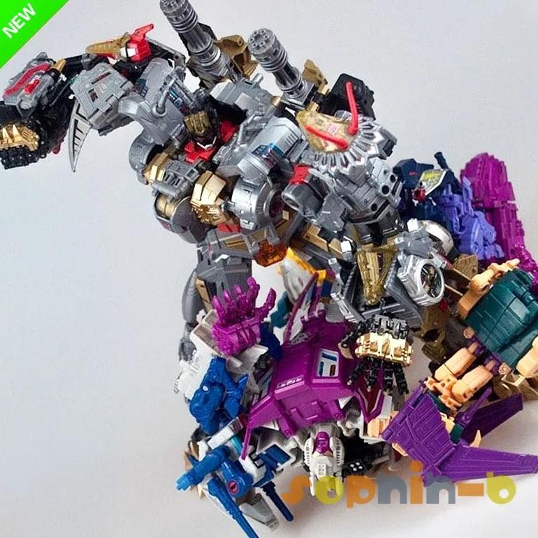 Jual transformed dinokbots dinoking grimlock, terrorcon abominus ...