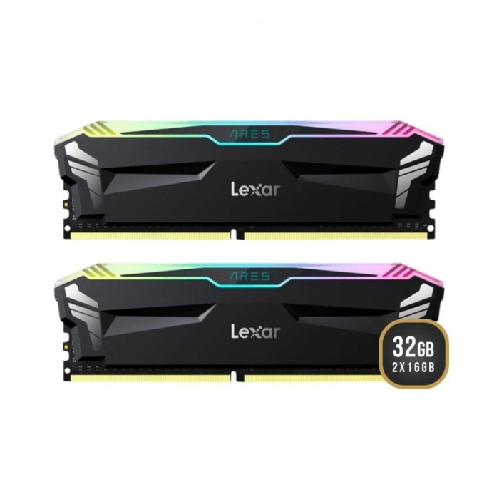 Jual Lexar Ares RGB OC DDR4 PC28800 32GB (2x16) 3600Mhz RAM PC | Shopee ...