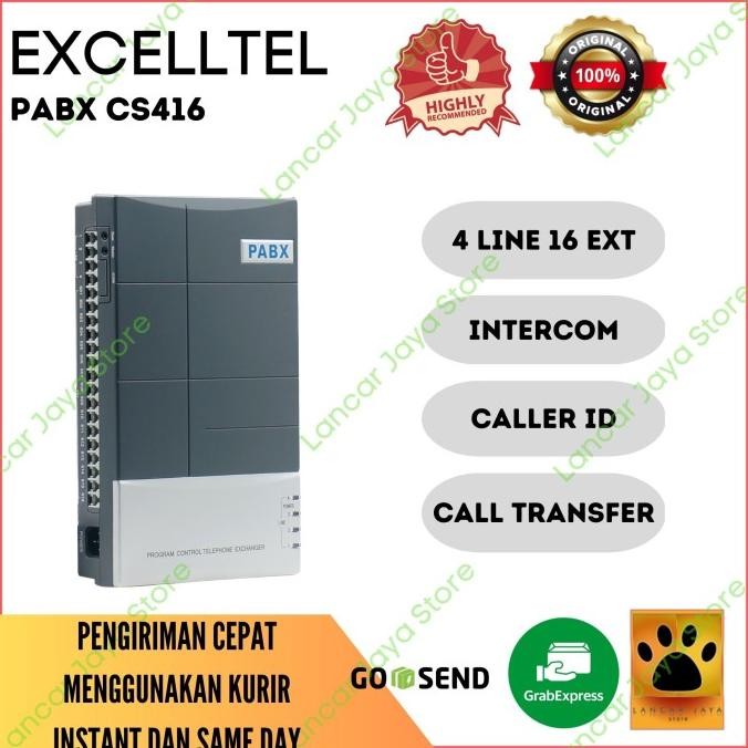 Jual PABX Excelltel CS-416 (4 Line 16 Extension) | Shopee Indonesia