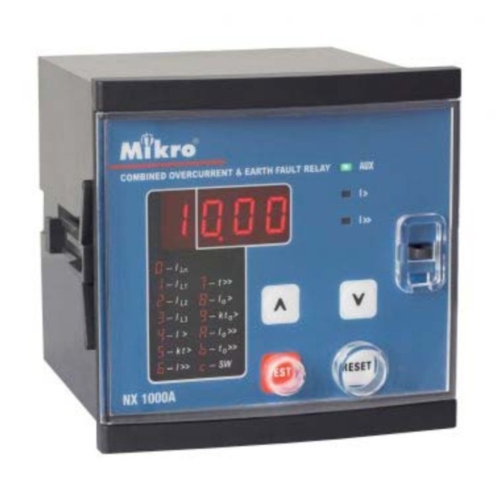 Jual Combined Overcurrent & Earth Fault Relay NX1000-240A / NX1000 ...