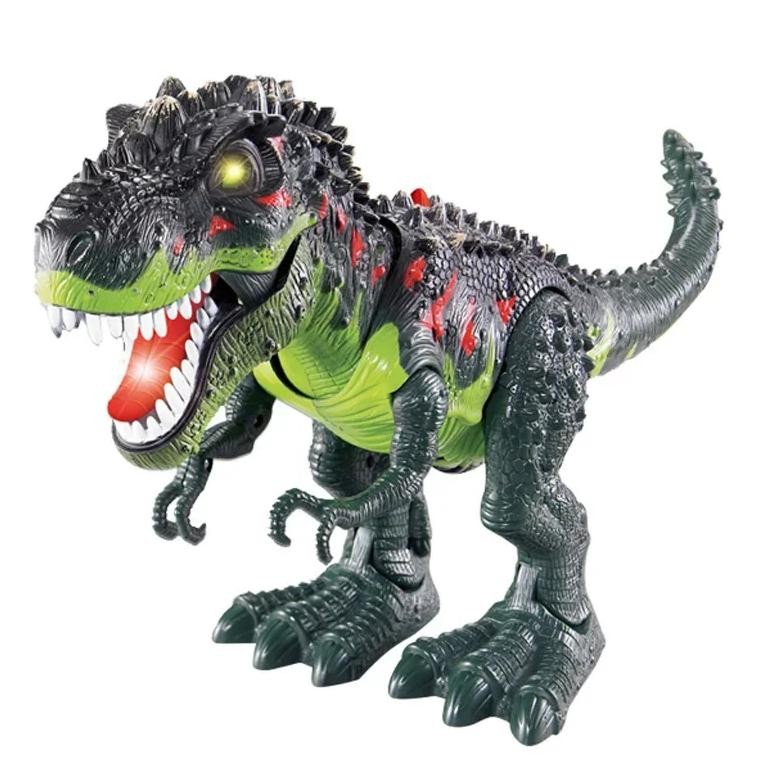 Jual [funny] jurassic world electric dinosaur flash and sound t-rex ...