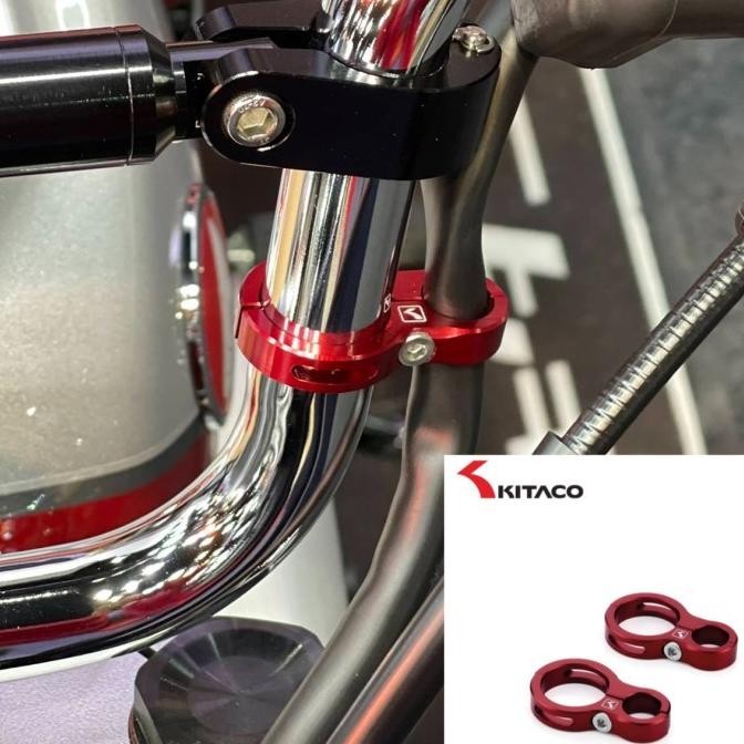 Jual Kitaco Handlebar Cable Holder Hose Clamp Set Honda Dax St125 ...