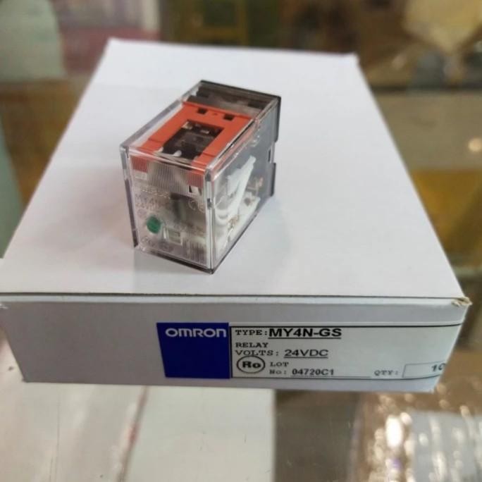Jual Promo Relay MY4N-GS 24vdc Omron Original + socket COD | Shopee Indonesia