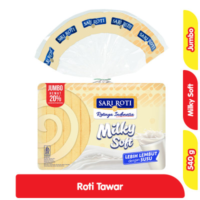 Jual Sari Roti Tawar Soft Rasa Susu Jumbo 540 g | Shopee Indonesia
