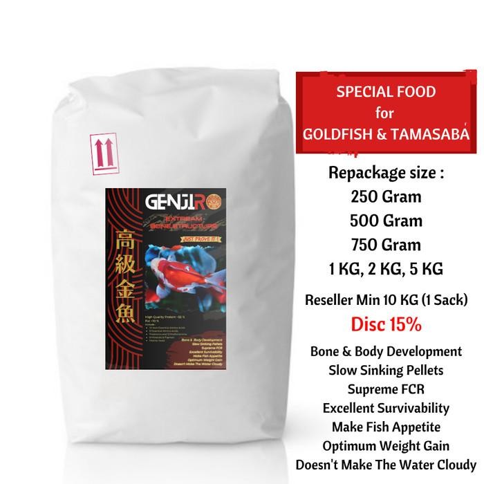 Jual Pelet Goldfish & Tamasaba - Genjiro Body Building - Floating 500 ...