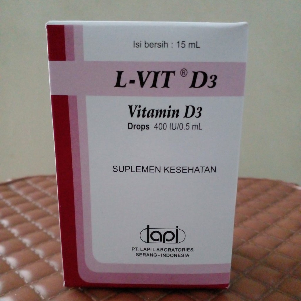 Jual L-Vit D3 400 IU/ 0,5 ml drop 15 ml | Shopee Indonesia