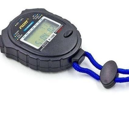 Jual Professional Stopwatch Flott Pengukur Waktu Olahraga 10 Memory ...