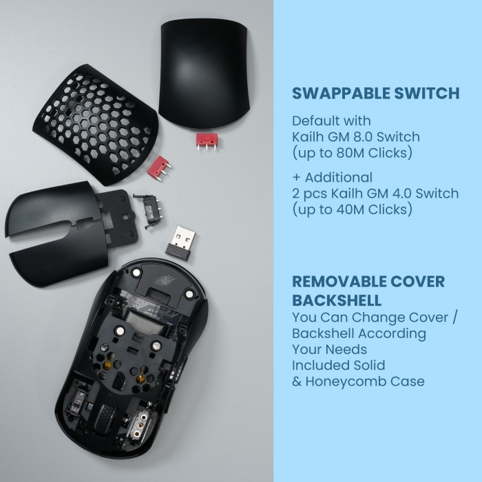 Jual Onlyone Mouse Gaming Wireless Modular Dual Mode Sades Raiden S33 | Shopee Indonesia