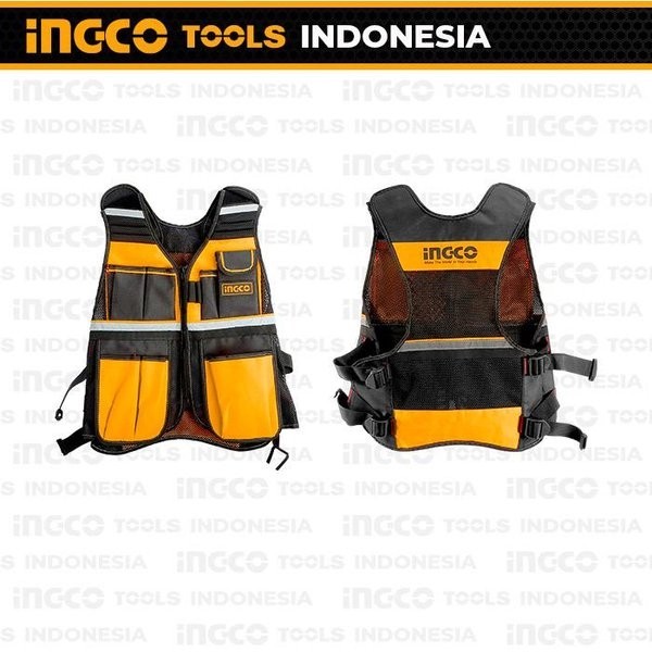 Jual Jual Ingco Tool Vest 3 Kg Htvt0901 - Rompi Safety Proyek Work ...