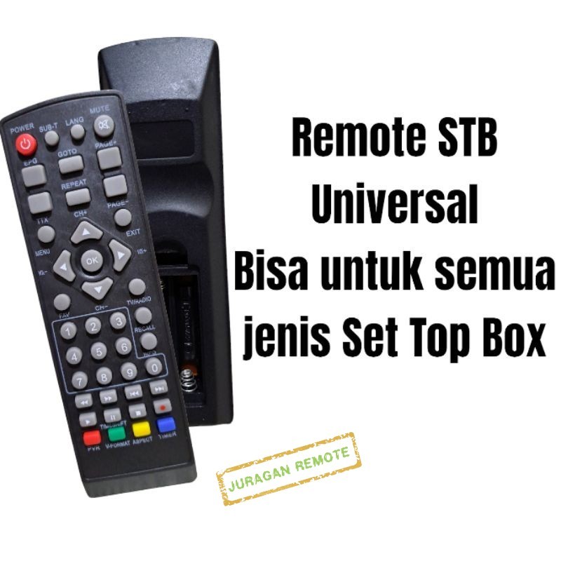Jual REMOTE UNIVERSAL SET TOP BOX STB DVB-T2 / REMOT STB DIGITAL MURAH | Shopee Indonesia