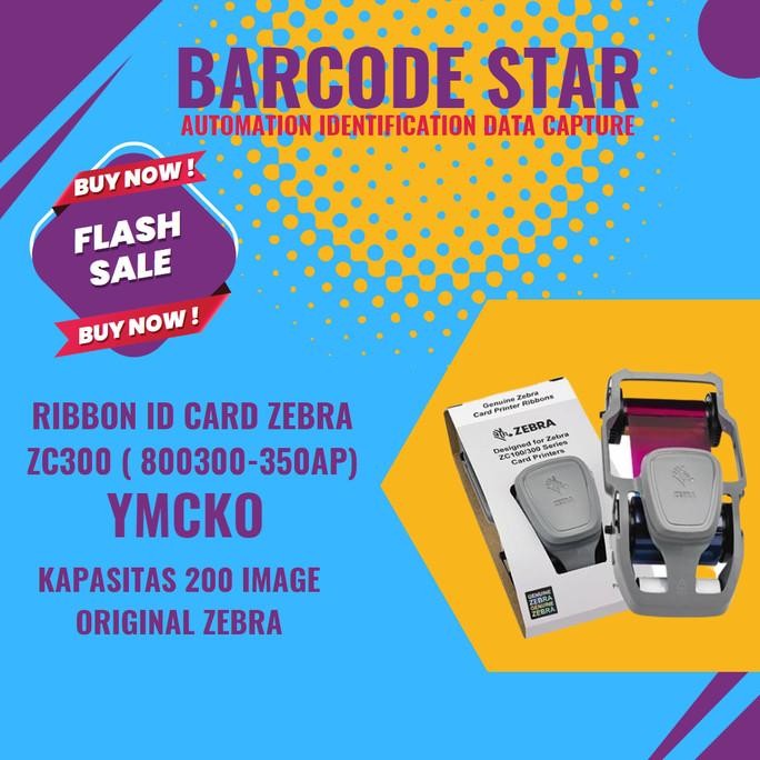 Jual Ribbon Color Zebra ZC300 / ZC100 Printer ID card | Shopee Indonesia