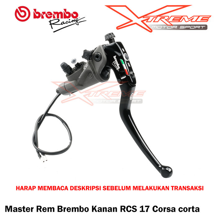 Jual Master Rem Brembo RCS 14 15 16 17 19 / Corsa Corta RR Kiri / Kanan Original Brembo Italy ...