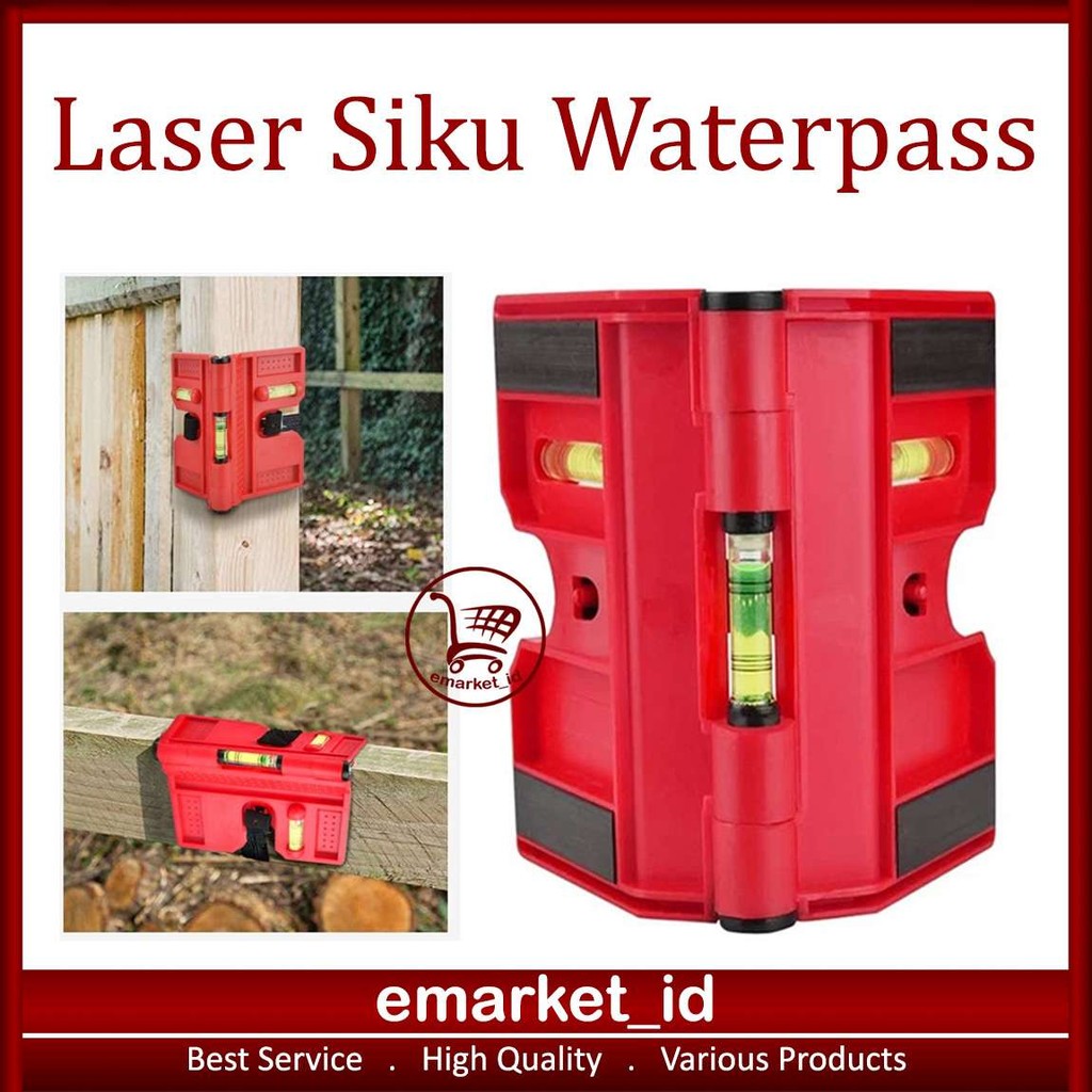 Jual EM Laser Siku Sudut Waterpass 90/270 AI76 / Water Pass Leveling ...