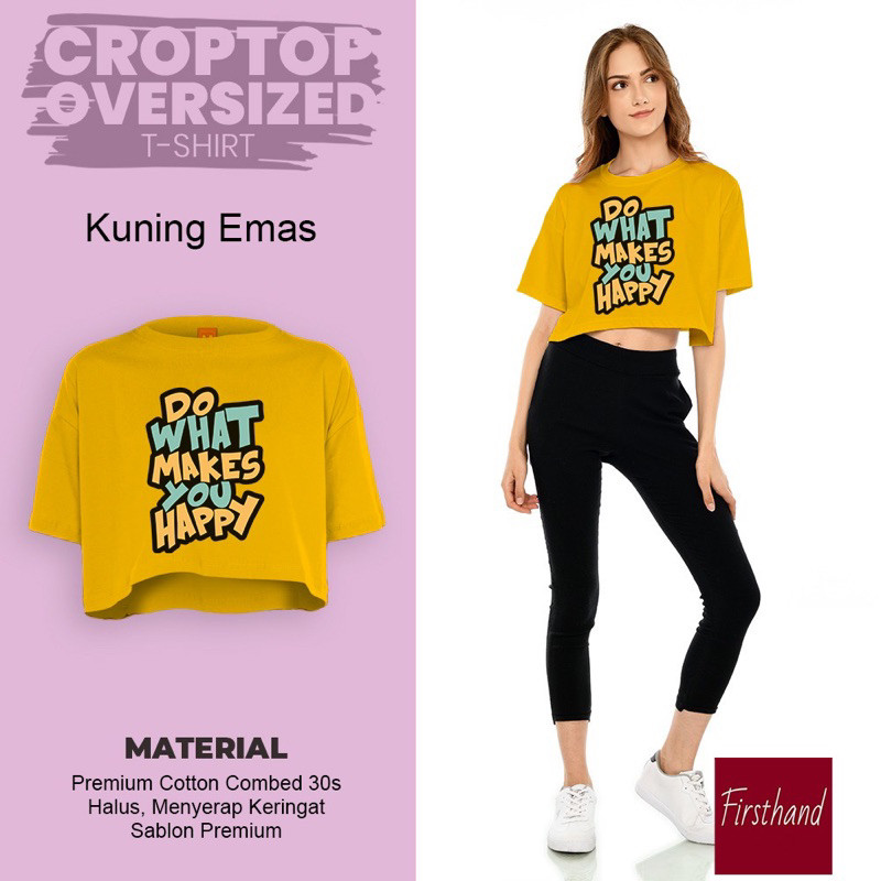 Jual Crop Top Oversize Atasan Wanita Cewek Baju Olahraga Crop Top ...