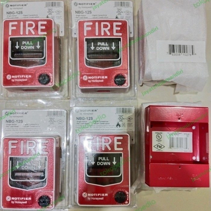 Jual Notifier Nbg-12S Conventional Manual Pull Station + Backbox Metal New | Shopee Indonesia