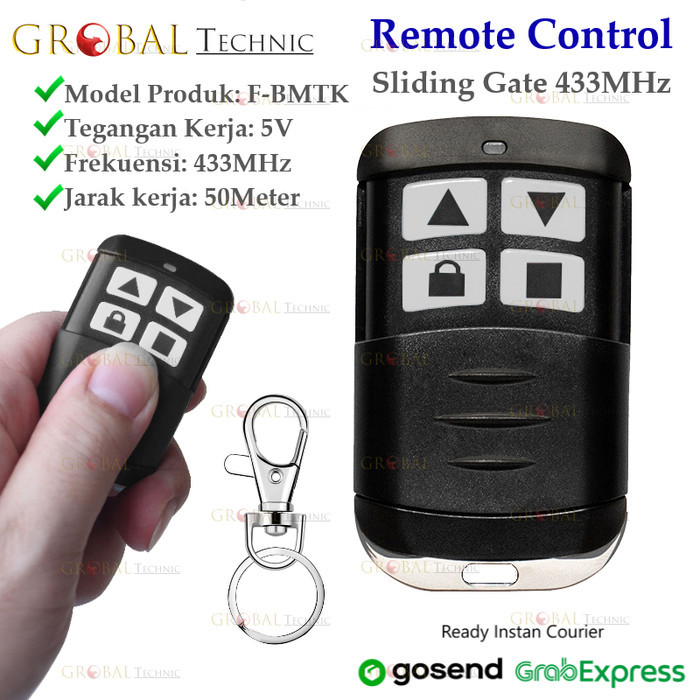 Jual Remote Sliding Gate Automatic Opener 433Mhz / Remote Kontrol Jarak ...