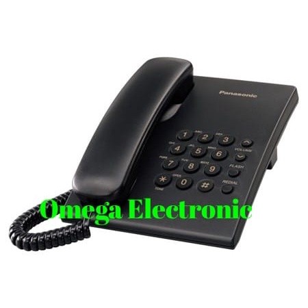 Jual Panasonic KX-TS500MX - Telepon Kabel Kantor Rumah Gantung Kabel KX-TS500 TS 500 | Shopee ...