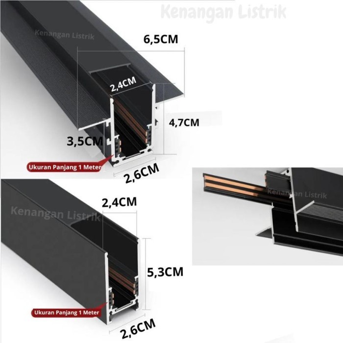 Jual BOOM SALE Magnetic Track Rell TrackLight Magnetic Outbow Dan Inbow ...