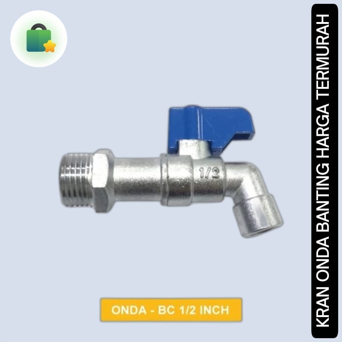 Jual ASLI ORIGINAL ONDA Kran Air Taman / WC Besi Tembok BC 1/2" / Keran ...