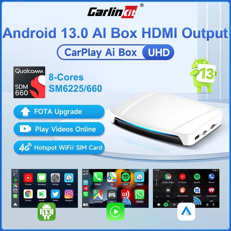 Jual ORIGINAL CARLINKIT ANDROID 13 CARPLAY SMART AI BOX WIRELESS CARPLAY ANDROID AUTO ADAPTER ...