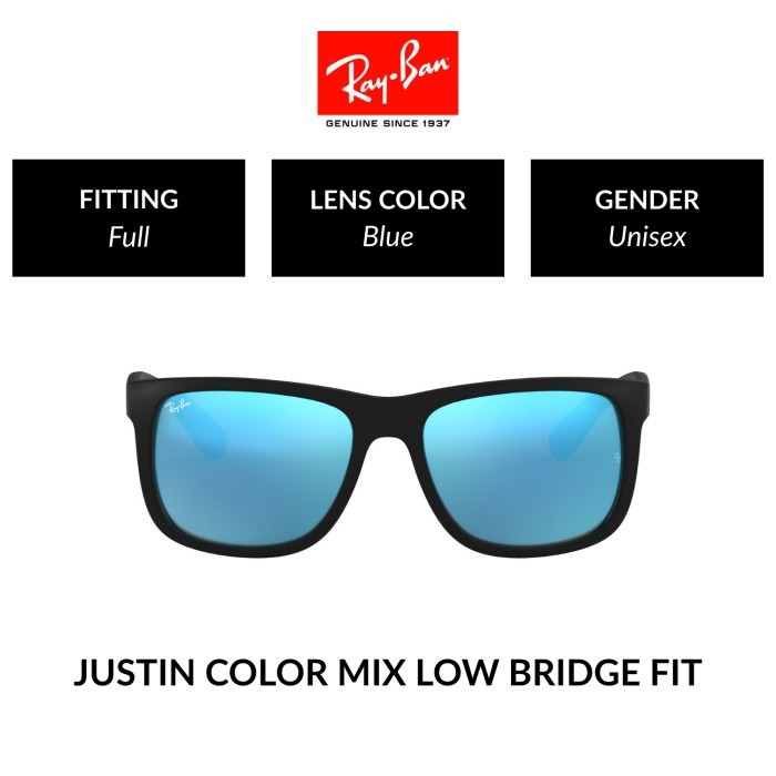 Jual RAY-BAN JUSTIN RB4165F 622/55 Full Fitting Sunglasses 55mm ...