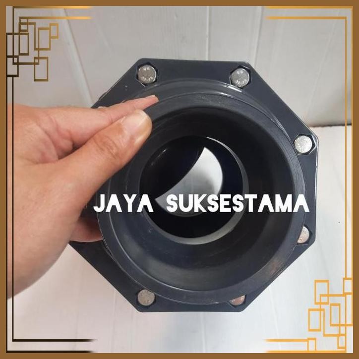 Jual [JST] SWING CHECK VALVE PVC SOCKET 1 1/2" INCH UPVC - KLEP TABOK UPVC SOCKET | Shopee Indonesia