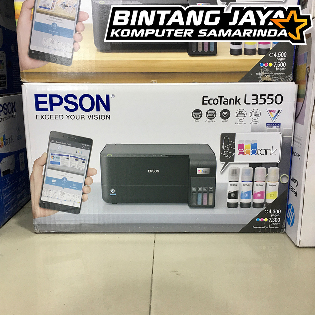 Jual Epson EcoTank L3550 Ink Tank Printer Scan Copy Wifi Wireless ...