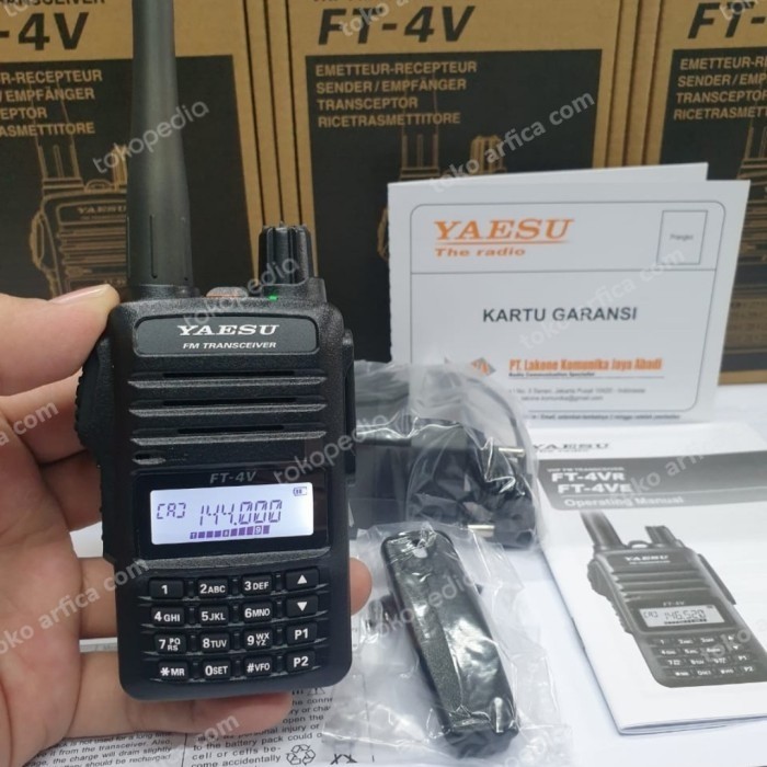 Jual HT YAESU FT 4V VHF ORIGINAL ORIGINAL YAESU FT 4 FT4 YAESU VHF ...